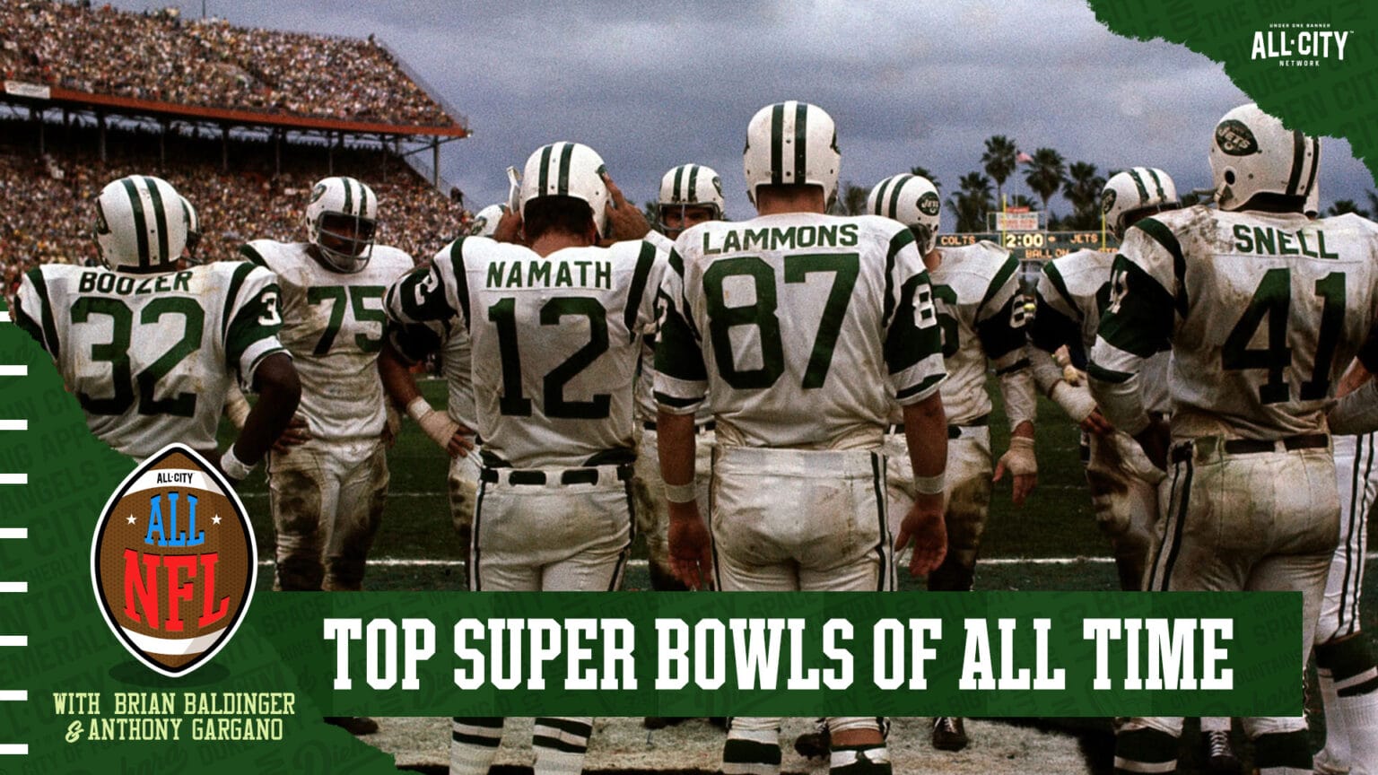 ALL NFL Podcast: It's the ALL NFL top 10 Super Bowls of all time! Baldy ...