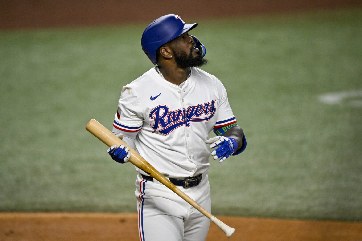 Texas Rangers place struggling Adolis Garcia on injured list