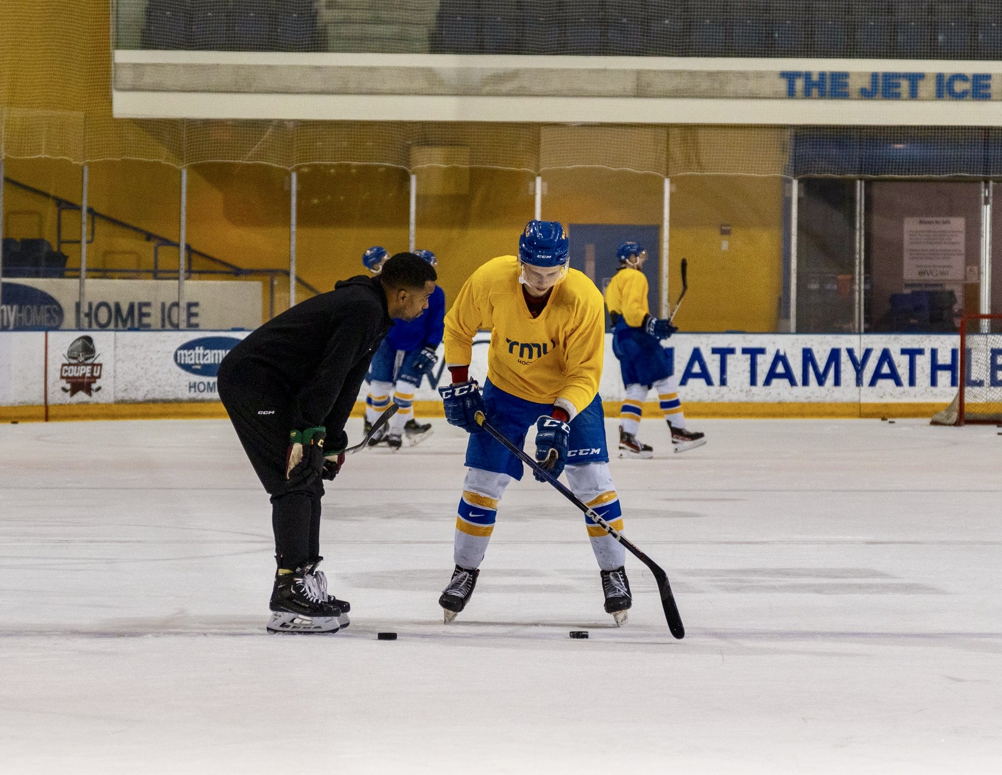 Artem Duda overjoyed to play his 1st game at TMU on Thursday