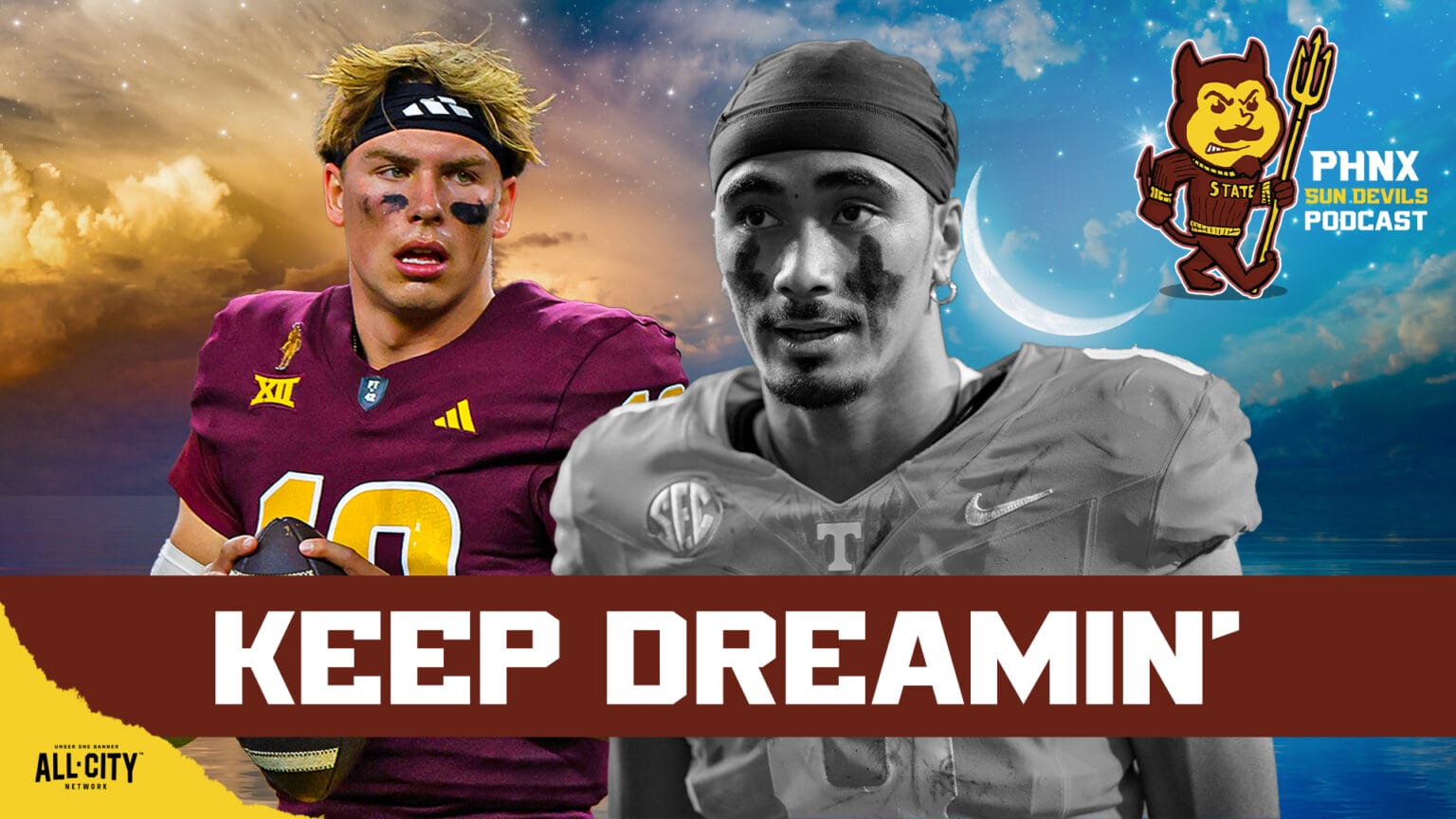 Tennessee Fans DELUSIONAL To Think Sam Leavitt Is Leaving Arizona State ...