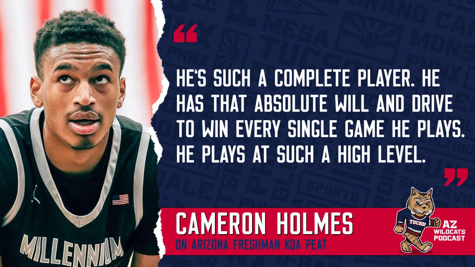 Arizona Lands Cameron Holmes As Lloyd Builds 2026 Class