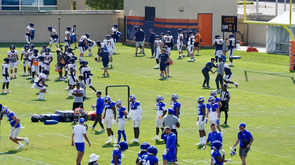 Everything you need to know from the Broncos' first joint practice with ...