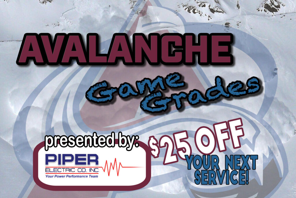 Avs-Stars player grades: Turn out the lights - DNVR Sports