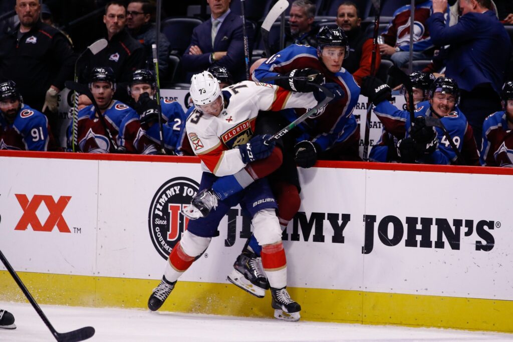 Spooky season comes a night early as Avs give away two points to ...