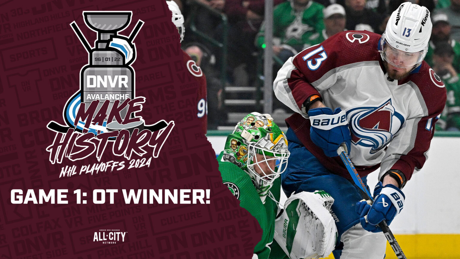 Miles Wood plays OT Hero as Colorado Avalanche win Game 1 over Dallas ...