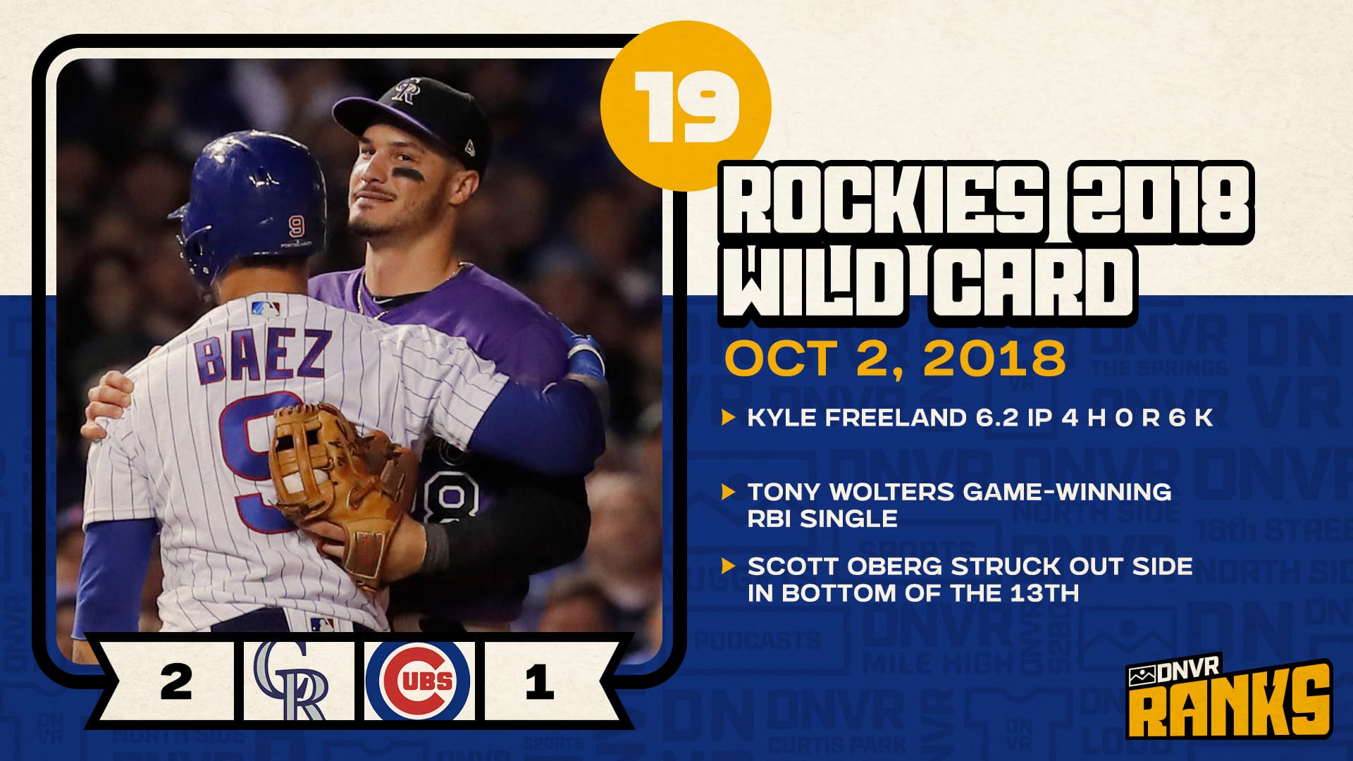 25 Best Games in Colorado Sports History - DNVR Sports