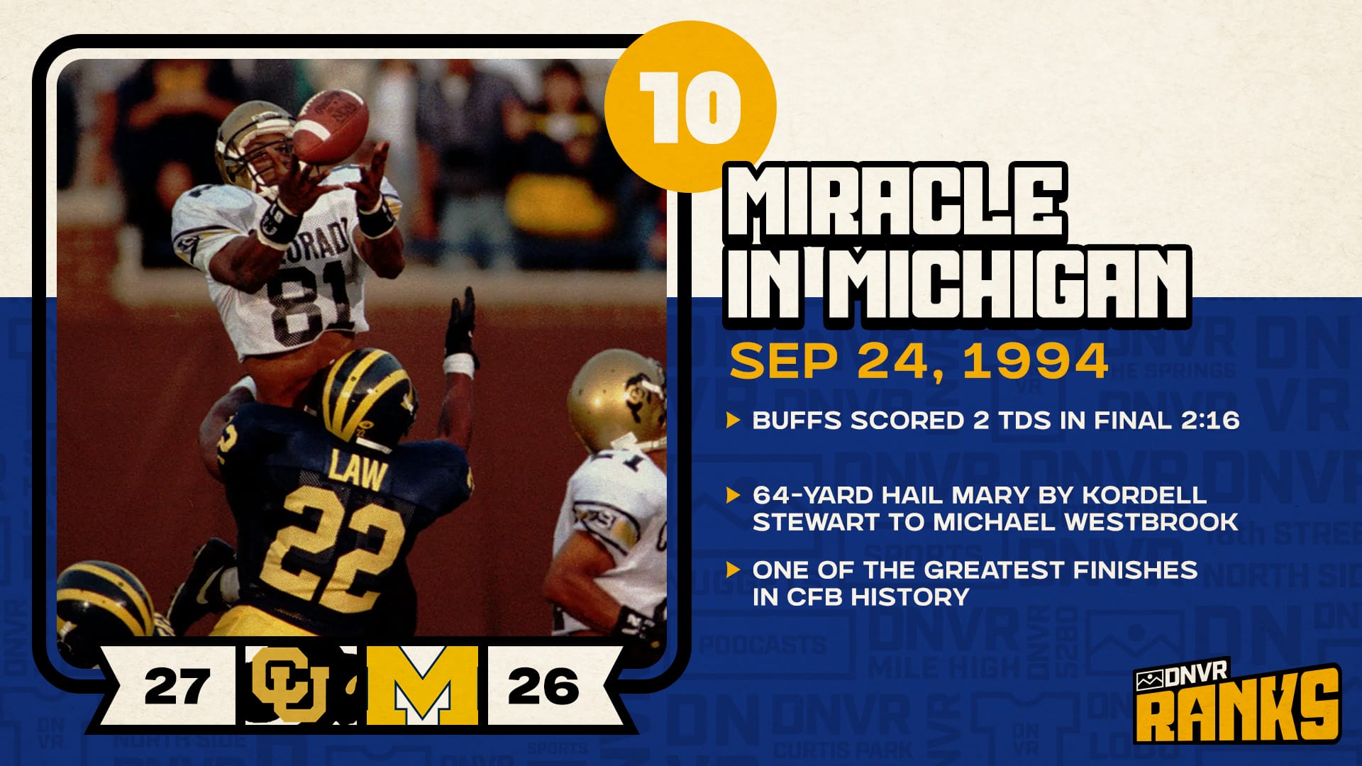 25 Best Games in Colorado Sports History - DNVR Sports