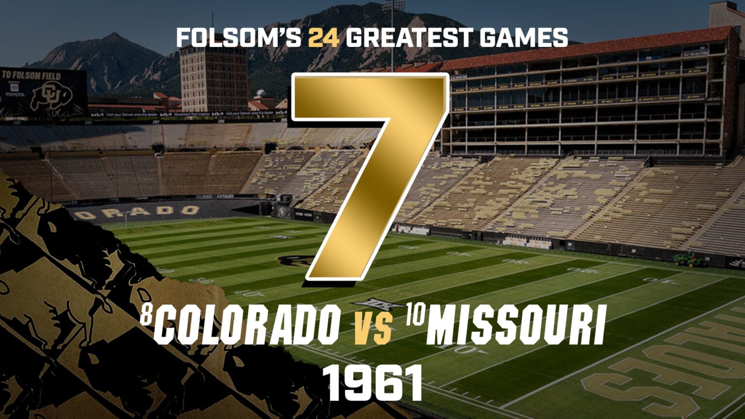 Folsom's Greatest Games #7 - Colorado vs. Missouri 1961 - DNVR Sports