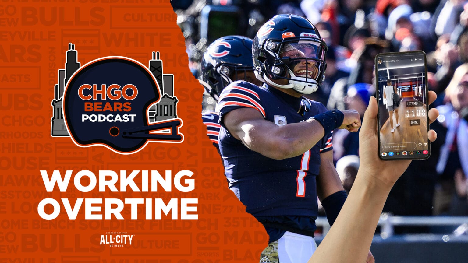 CHGO Bears Podcast | Chicago Bears QB Justin Fields' RELENTLESS pursuit of greatness - CHGO Sports