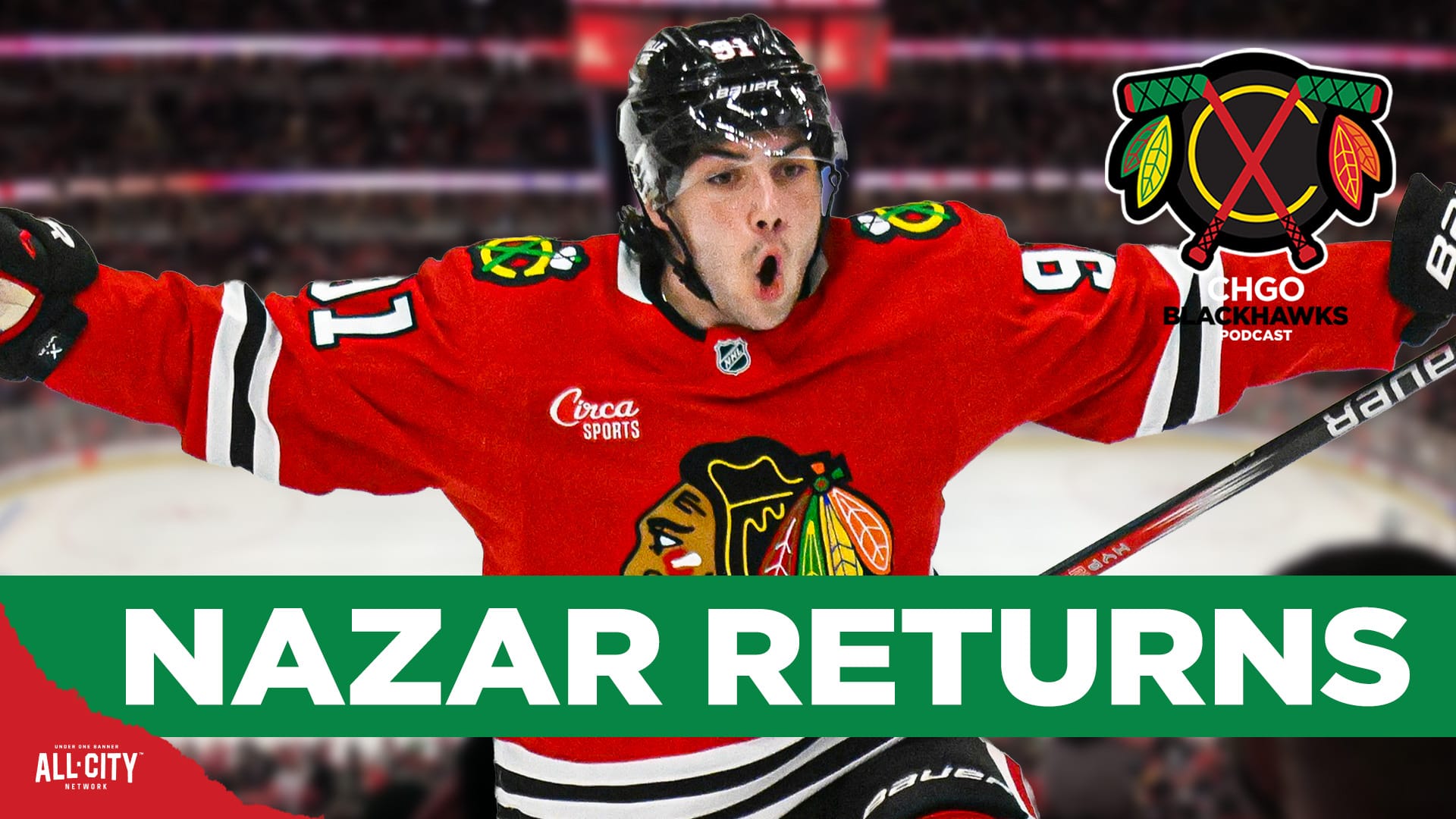 CHGO Blackhawks Podcast: How Does Frank Nazar’s RETURN From Injury ...