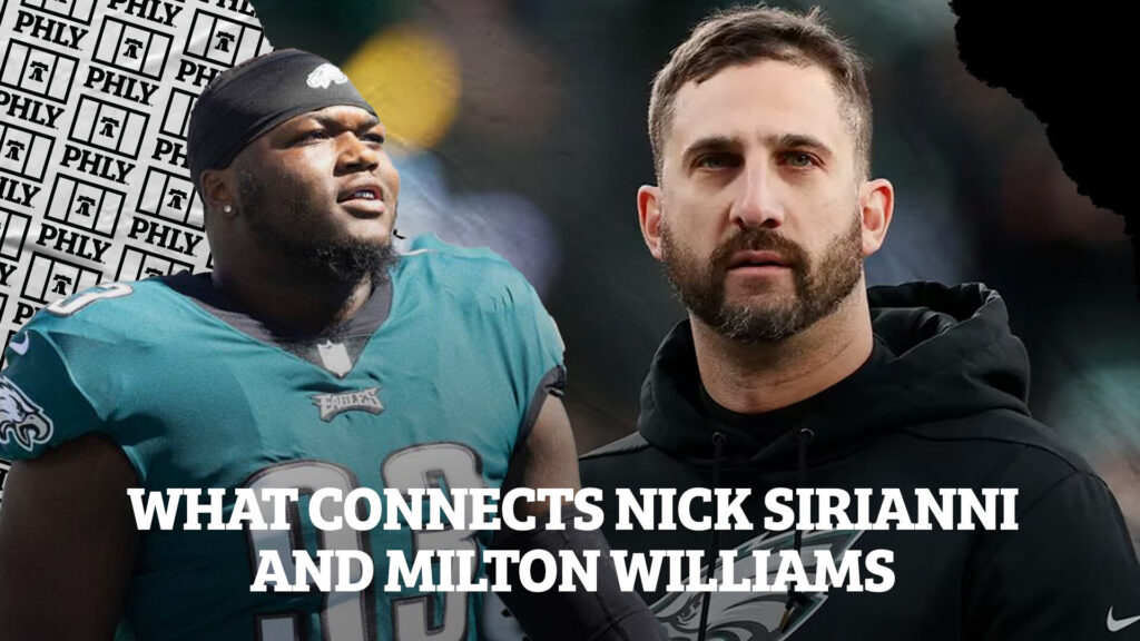 How Eagles coach Nick Sirianni and DT Milton Williams connected by ...