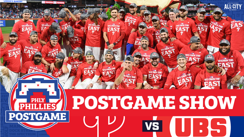 PHLY Phillies Podcast: NL East Champs! Phillies beat Chicago Cubs 6-2 ...