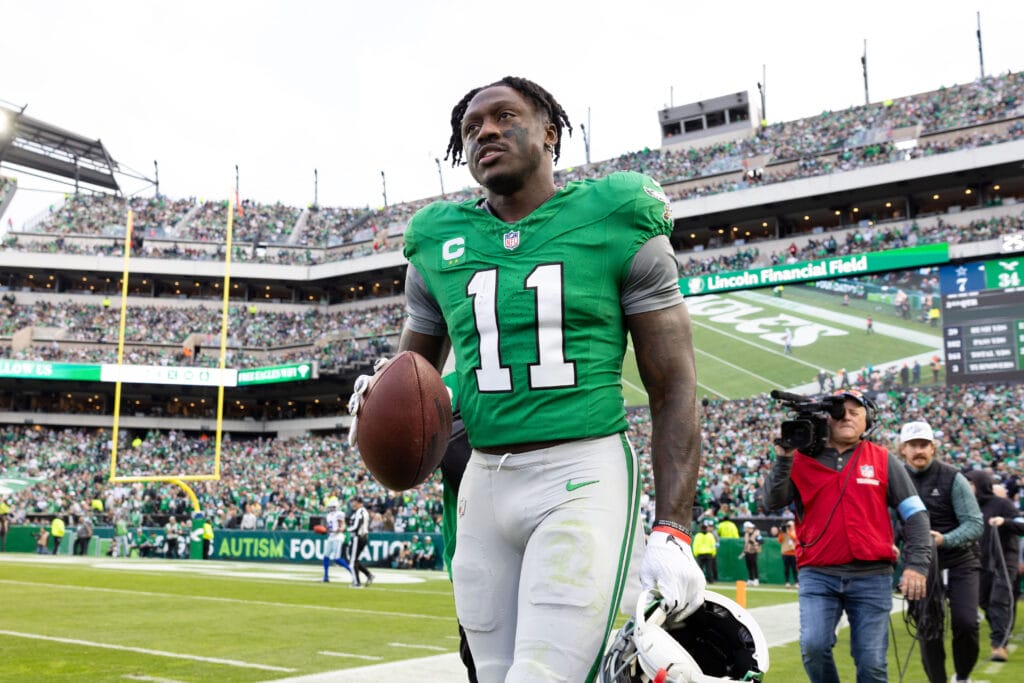 Wulf's Ten: A.J. Brown's playoff woes, Tyler Steen's big chance, raw ...