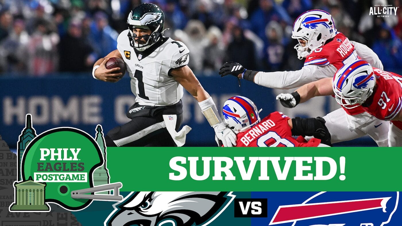 PHLY Eagles Podcast: Eagles-Bills Postgame: Eagles SURVIVE on game-winning two-point conversion ...