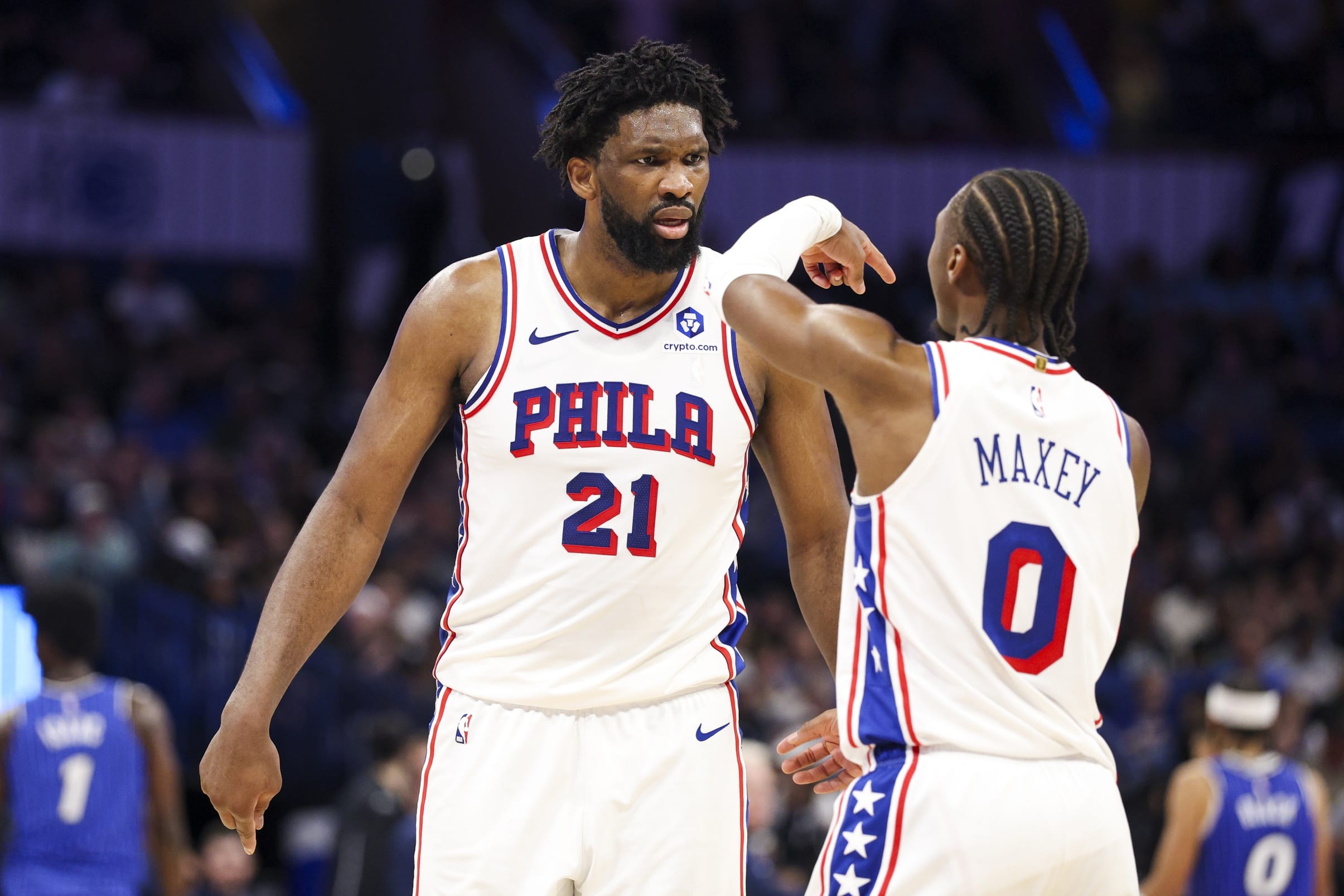 Joel Embiid's dominant again, and he's exactly what Tyrese Maxey and VJ ...